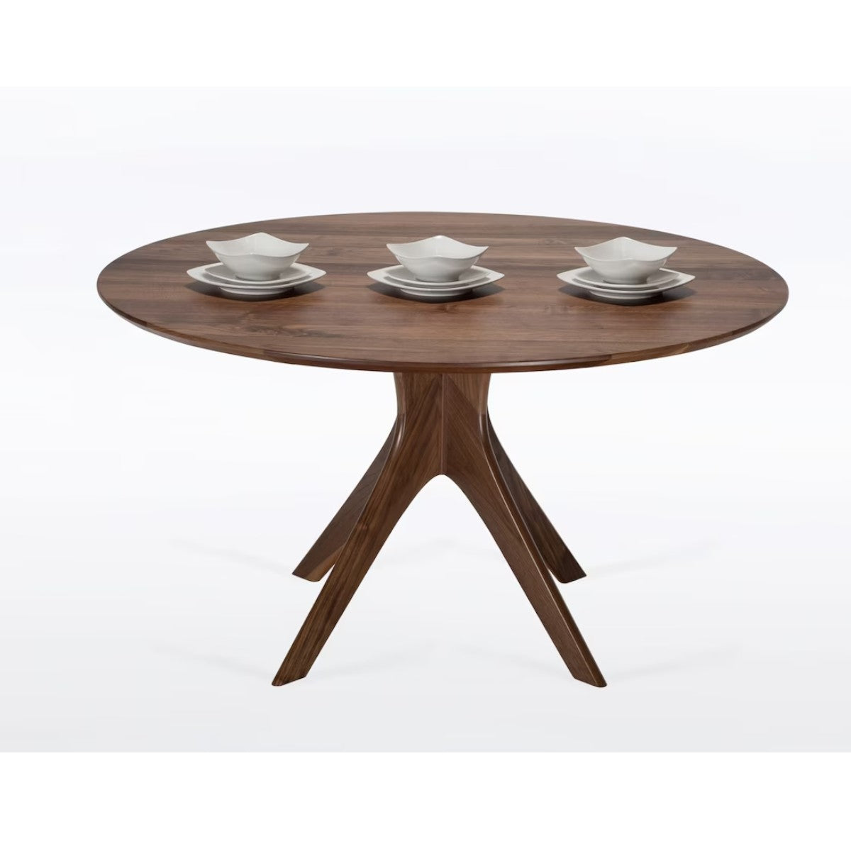 Maron Walnut Wood Dining Table – Nismaaya Decor