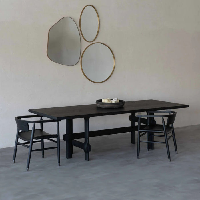 Benicia Ash Wood Dining Table – Nismaaya Decor