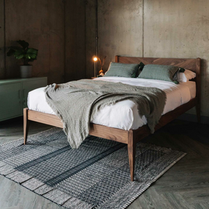 Buy Walnut Bed Frame at Best Prices with Solid Wood Queen & King Size ...