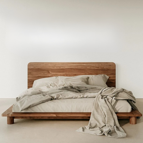 Buy Walnut Bed Frame at Best Prices with Solid Wood Queen & King Size ...