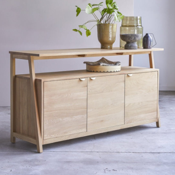 Hali Oak Wood Cabinet & Sideboard – Nismaaya Decor