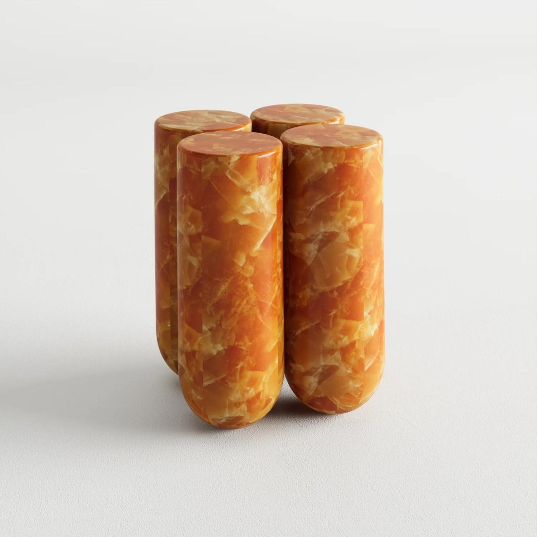 Hani Antica Marble End Table – Nismaaya Decor