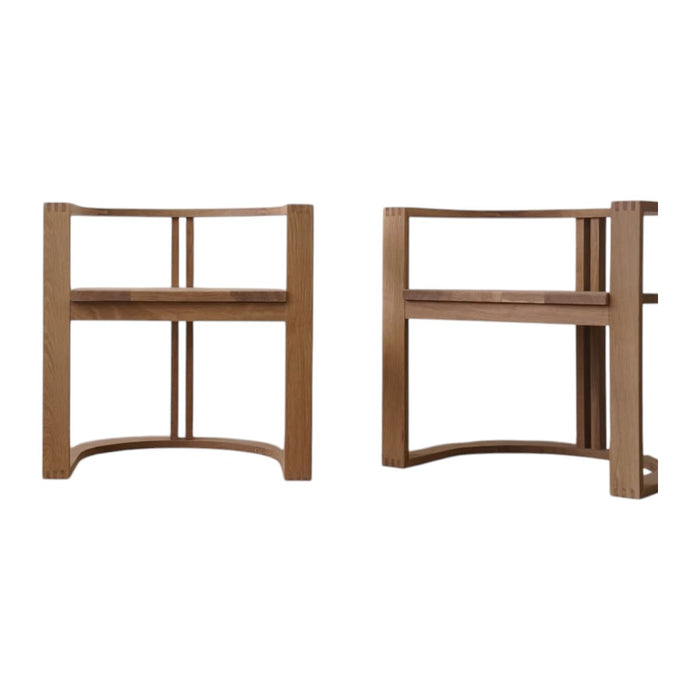 Jordan Oak Wood Arm Chair – Nismaaya Decor